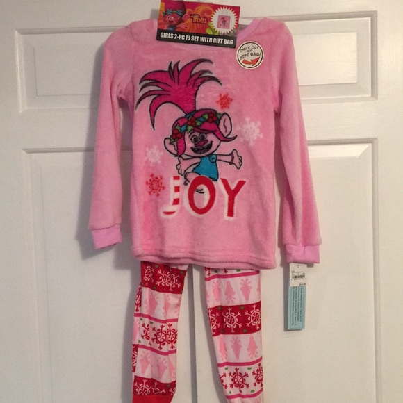dreamworks trolls | Pajamas | Trolls Pink Joy Holiday Pajama Set | Poshmark